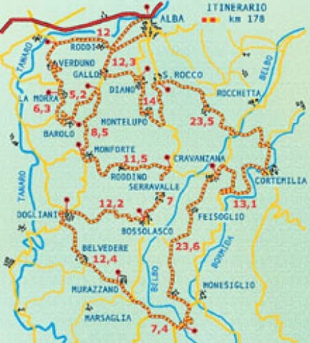 Le Langhe, in Piemonte - Dueruote