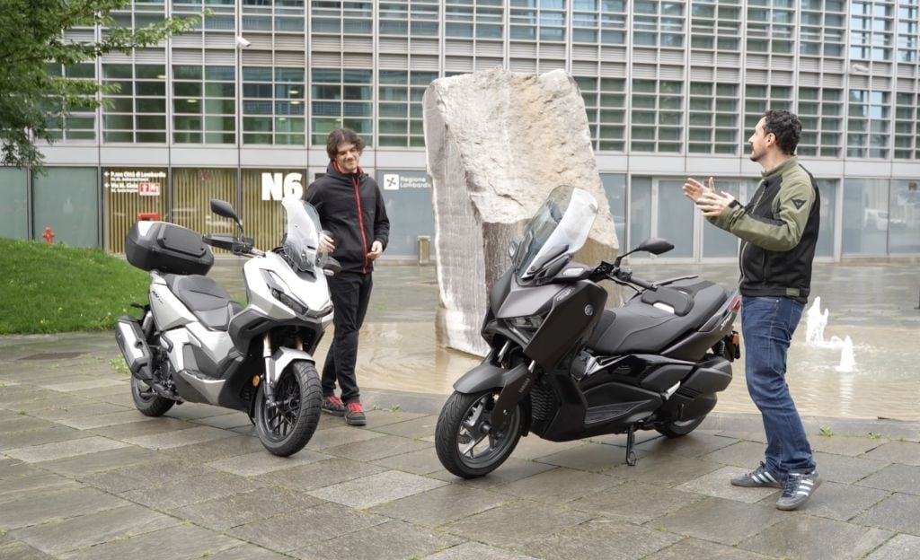 Test a testa #8: Yamaha XMax 300 vs Honda ADV 350 - Anteprima, Prova e ...