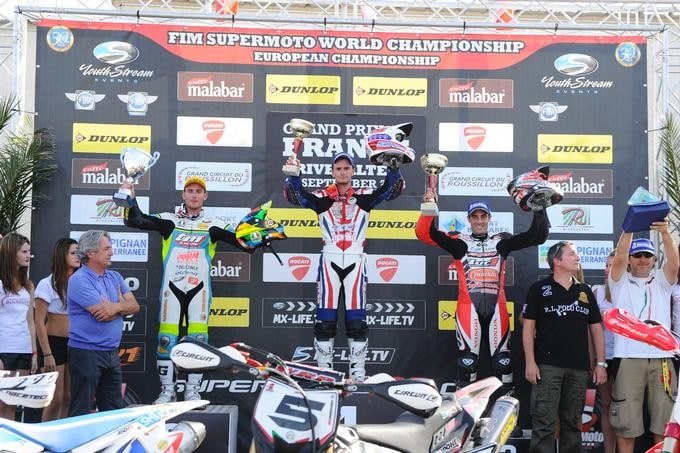 Mondiale Supermoto - GP Francia. Hermunen e Borella Campioni 2013 ...