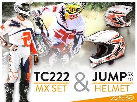 AXO TC222 & Jump SX10. Per un look da Campioni! | Dueruote