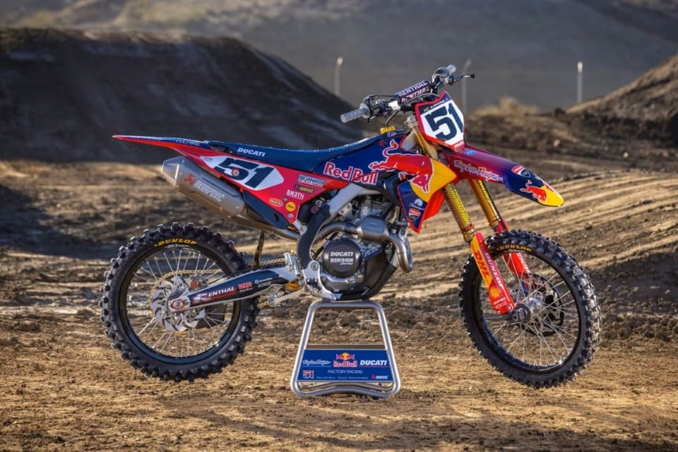 Troy Lee Designs Red Bull Ducati Factory Racing Ducati 450 DesmoMX ...