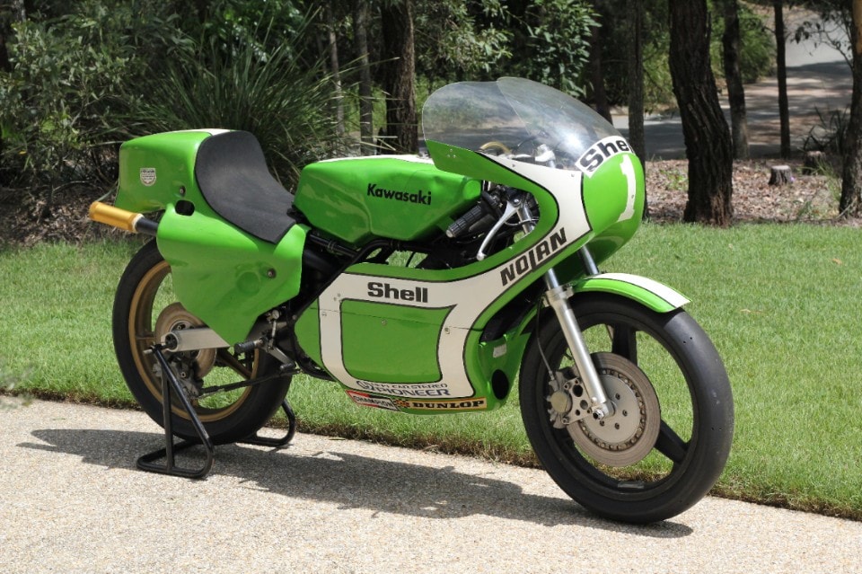 Venduta all’asta la Kawasaki KR250 Campione del mondo di Kork ...