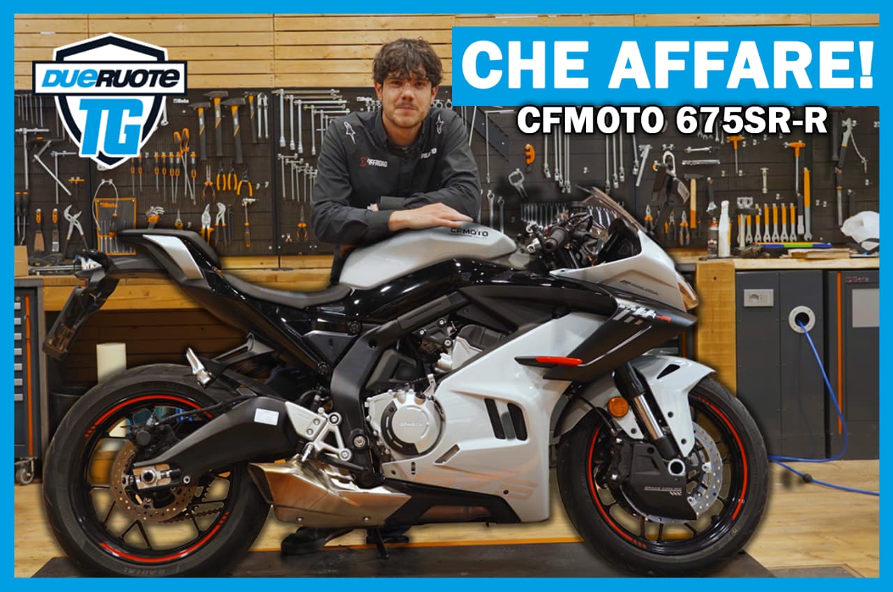Una sportiva tre cilindri made in China? Ecco la CFMoto 675SR-R! | Dueruote