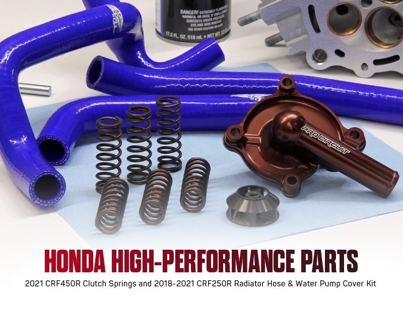 Pro Circuit CRF450R Clutch Springs and CRF250R Hose & Water Pump Kit ...
