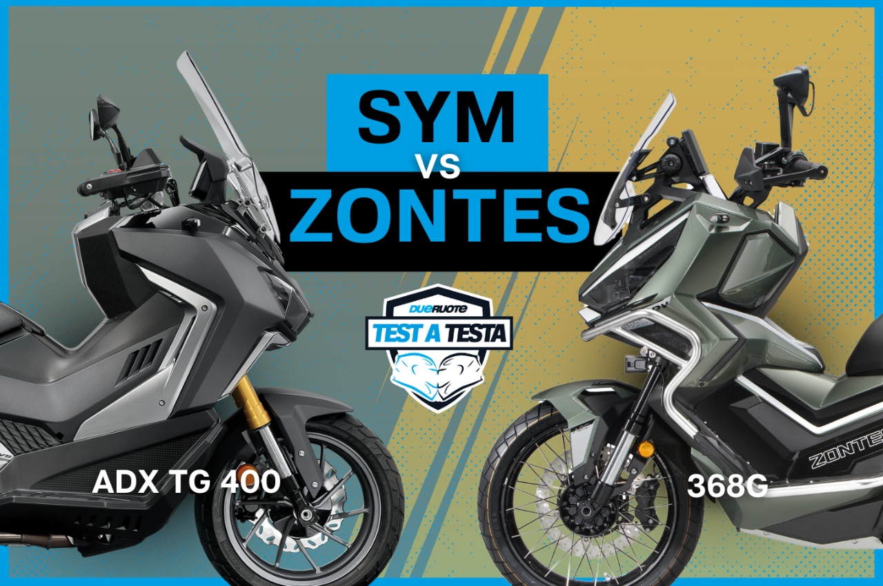 Test a testa #22 - SYM ADX TG 400 vs Zontes 368G: chi vince ...