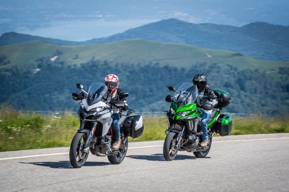 Ducati Multistrada 950 S, Kawasaki Versys 1000 SE Grand Tourer - Prova ...