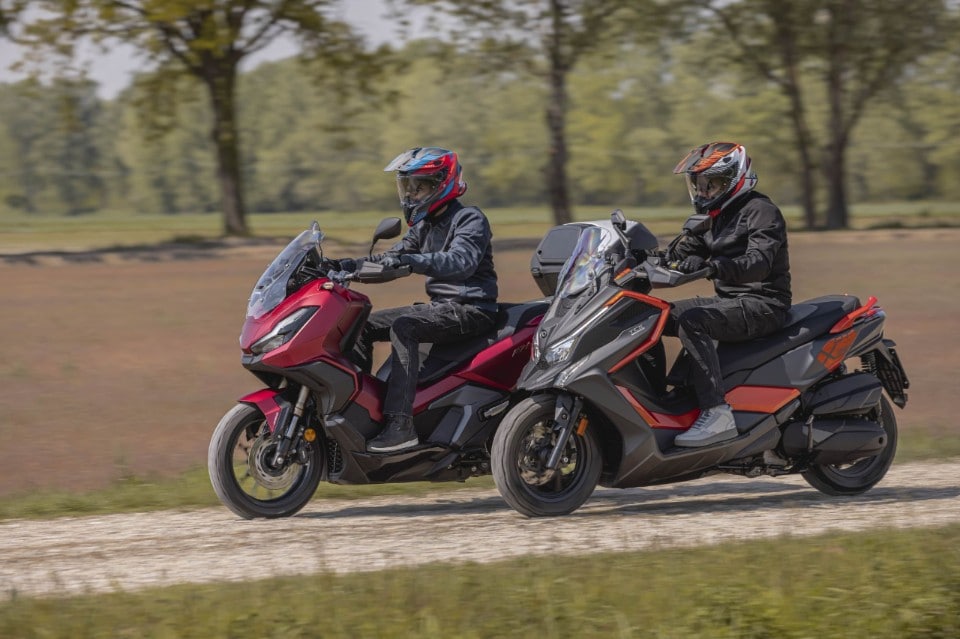 Honda ADV 350, Kymco DTX 360 350i - Prova Comparativa, Opinioni e Foto ...
