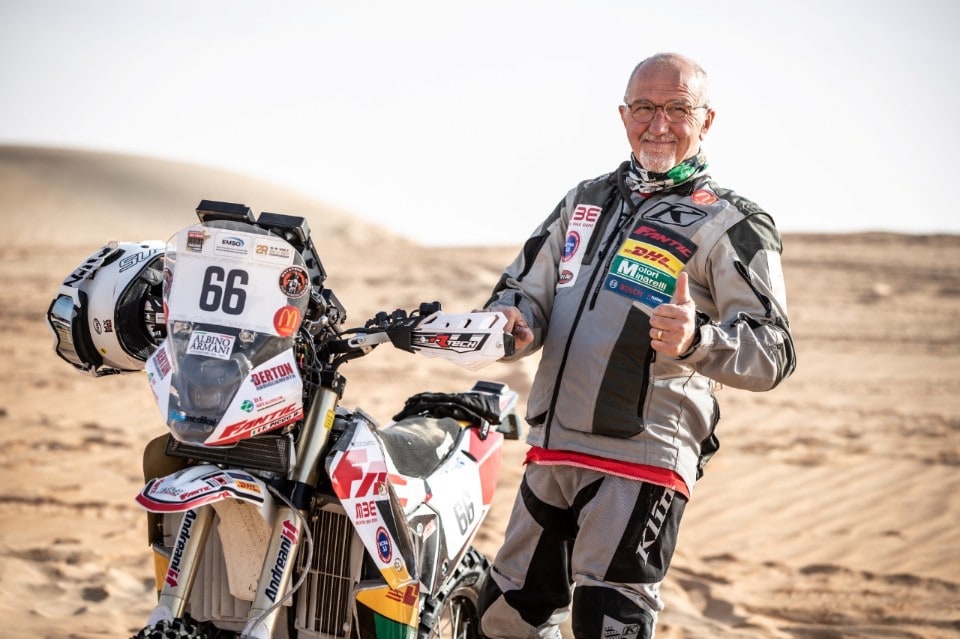 Franco Picco al via del Trofeo Scrambler | Dueruote
