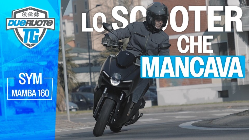 DueruoteTG #180 - SYM Mamba 160: lo scooter che non c'era | Dueruote