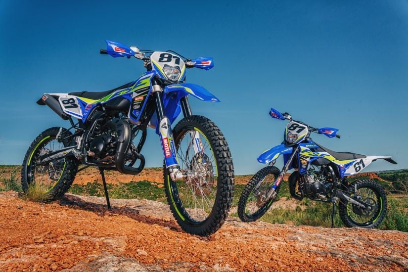 Sherco 50 2020 full range factory silver red one | Dueruote