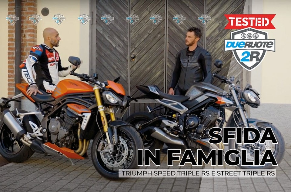 Triumph Street Triple RS vs Speed Triple RS: sfida in famiglia | Dueruote