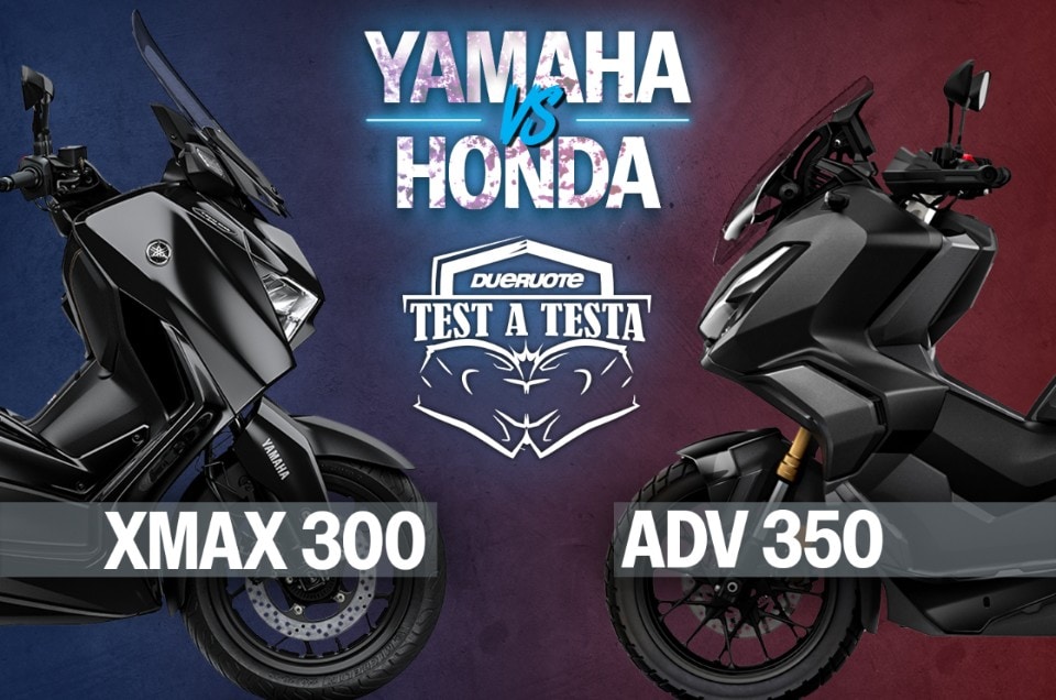 Test a testa #8: Yamaha XMax 300 vs Honda ADV 350 | Dueruote